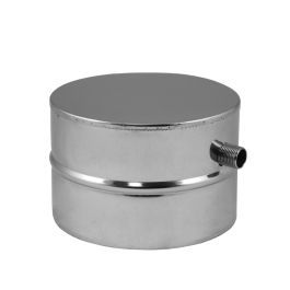 4" Tee Cap with Side Drain