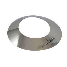 5" Twin Wall Storm Collar-Stainless Steel - nationalchimneysupplies.com