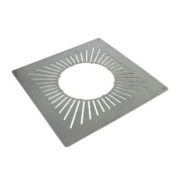 5" Twin Wall Vented Firestop Spacer-Stainless Steel ...