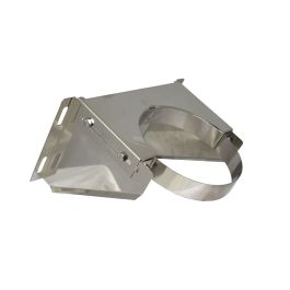 5" (125mm) Twin Wall - Base Support Bracket-Stainless Steel